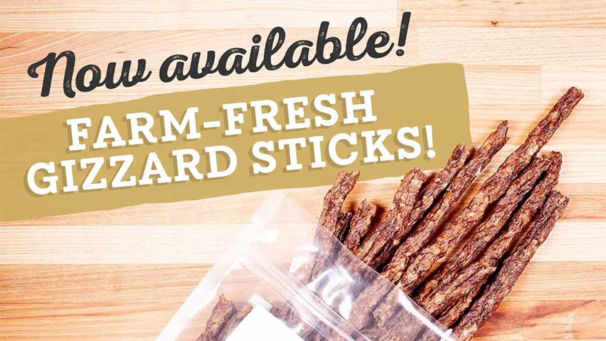 Farm Hounds Gizzard Sticks!
