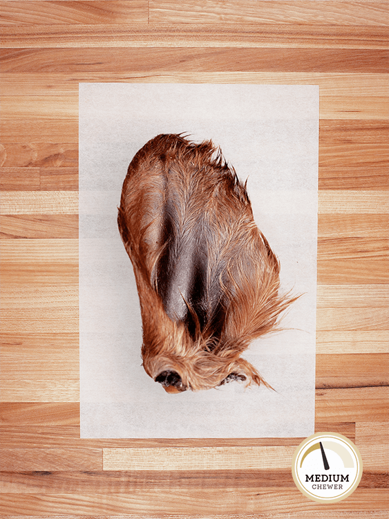 Beef Ear with Hair Dog Treat | Farm Hounds